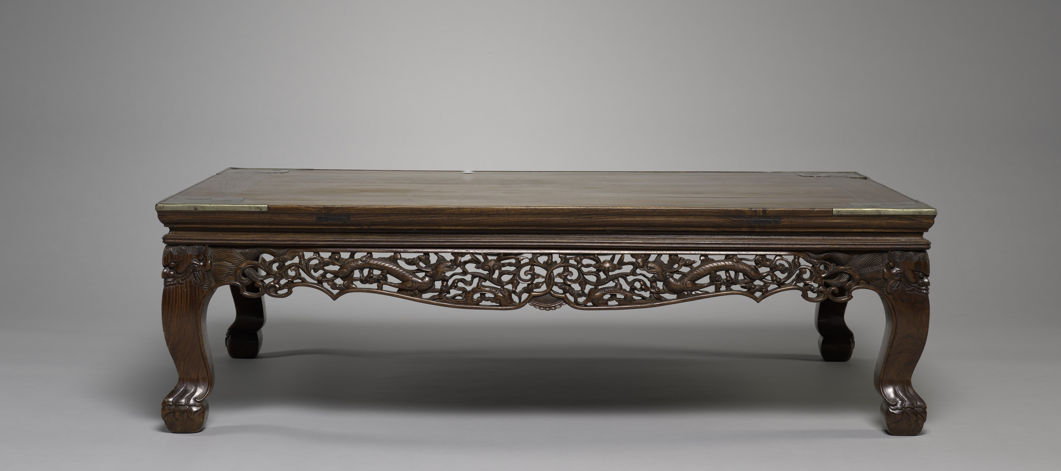 Low Table kang zhuo with Dragons in Clouds Cleveland Museum of Art